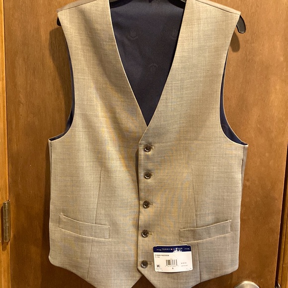 Tommy Hilfiger | Suits & Blazers | New Hilfiger Tan Vest S | Poshmark